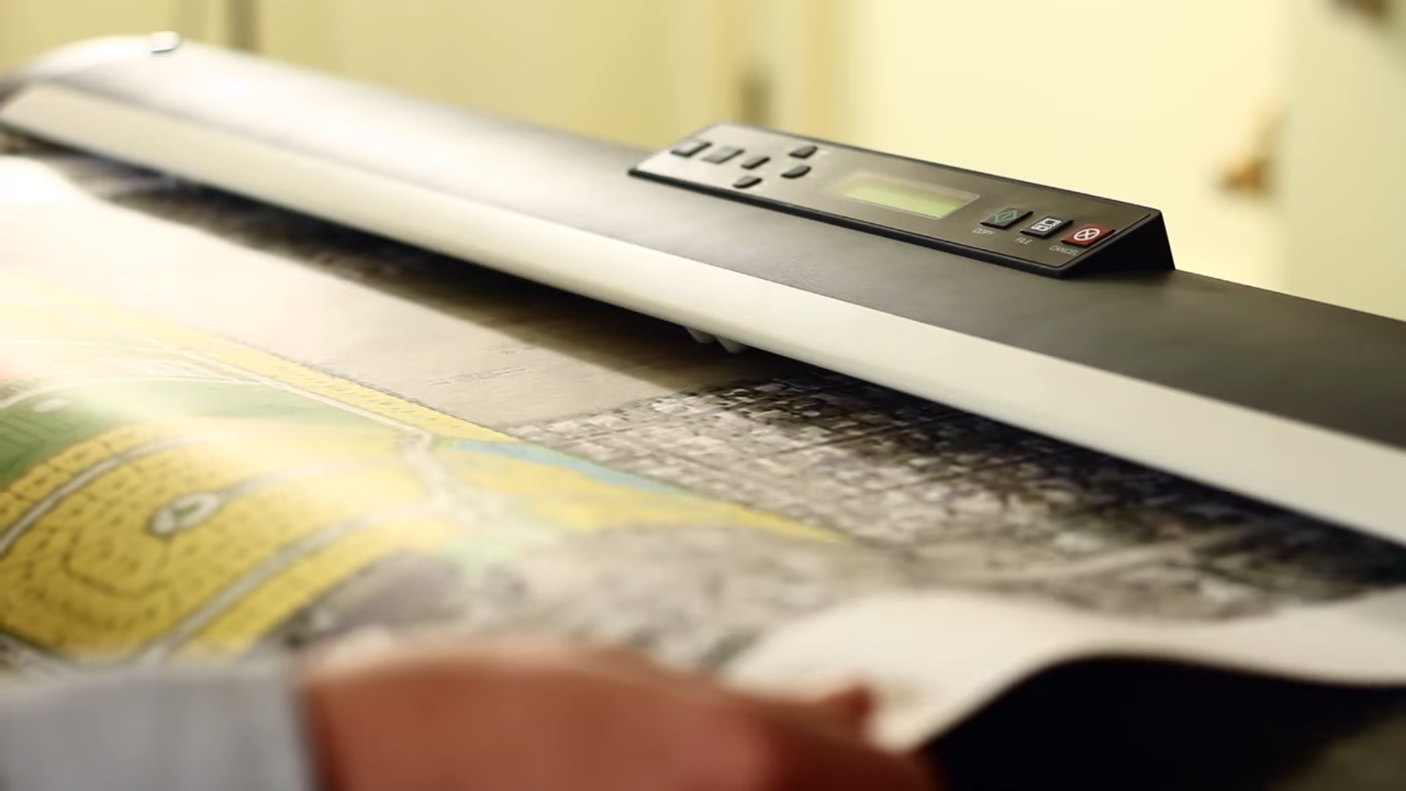 Сканиране на чертежи Копирен Център Qprint
